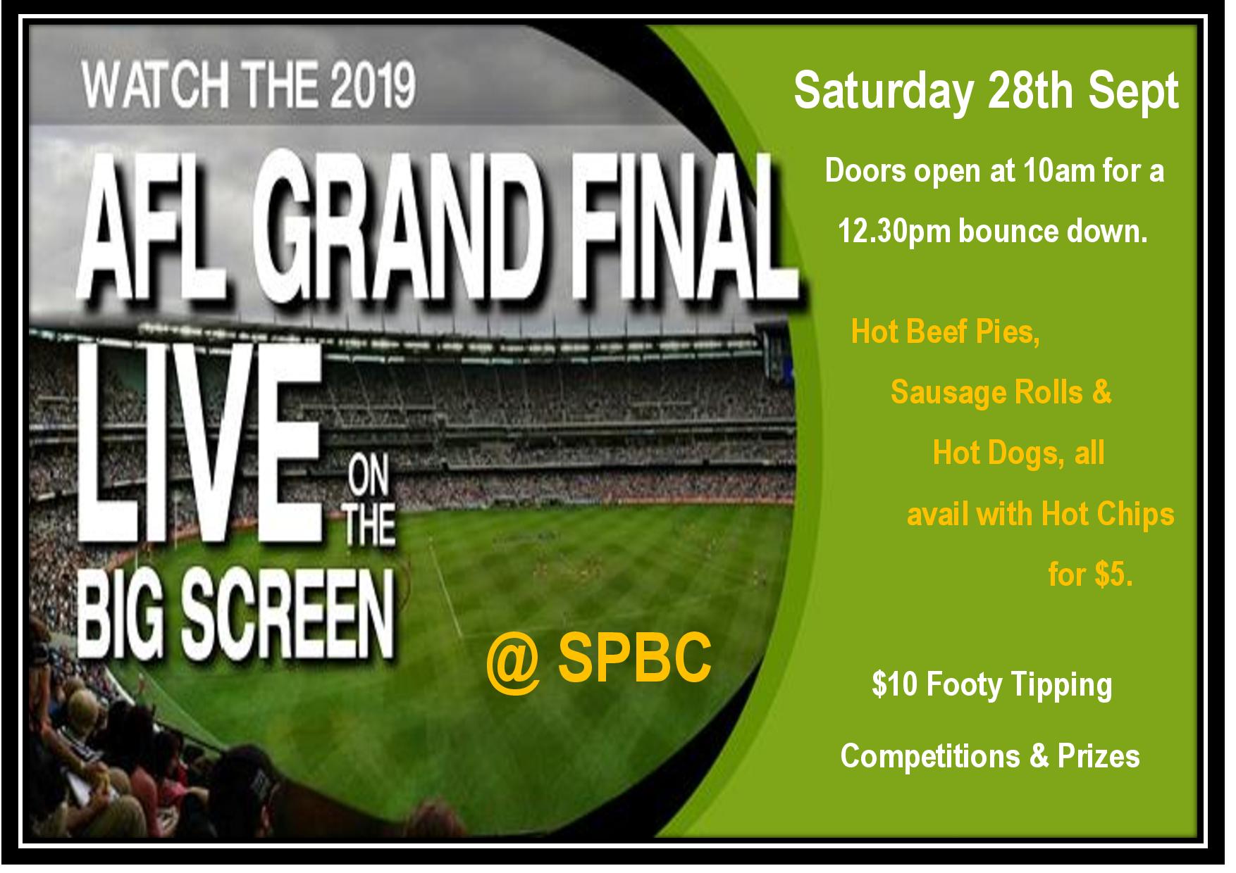 AFL Grand Final Function | South Perth Bowing Club